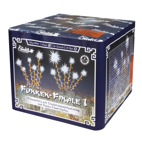 Funken Finale 1 – 36 Schuss Titansalut-Batterie von Funke